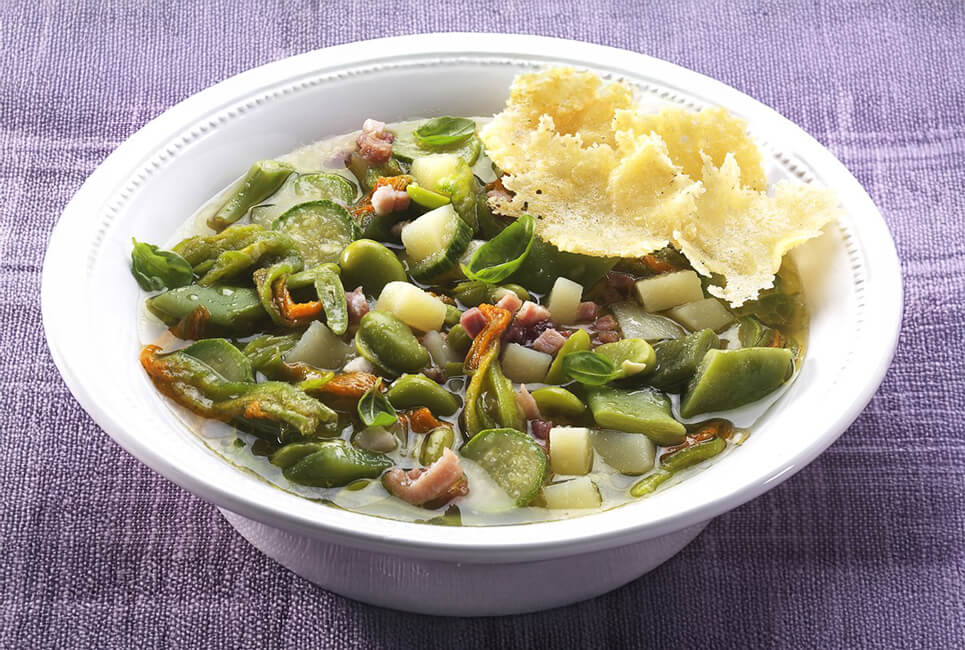 Zuppa tiepida di primavera | Educazione Nutrizionale Grana Padano