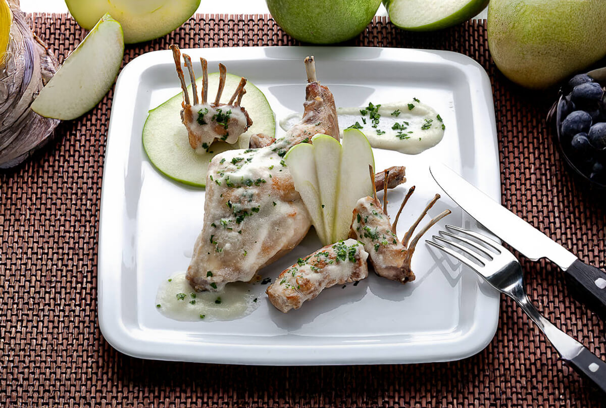 Coniglio con le mele | Educazione Nutrizionale Grana Padano